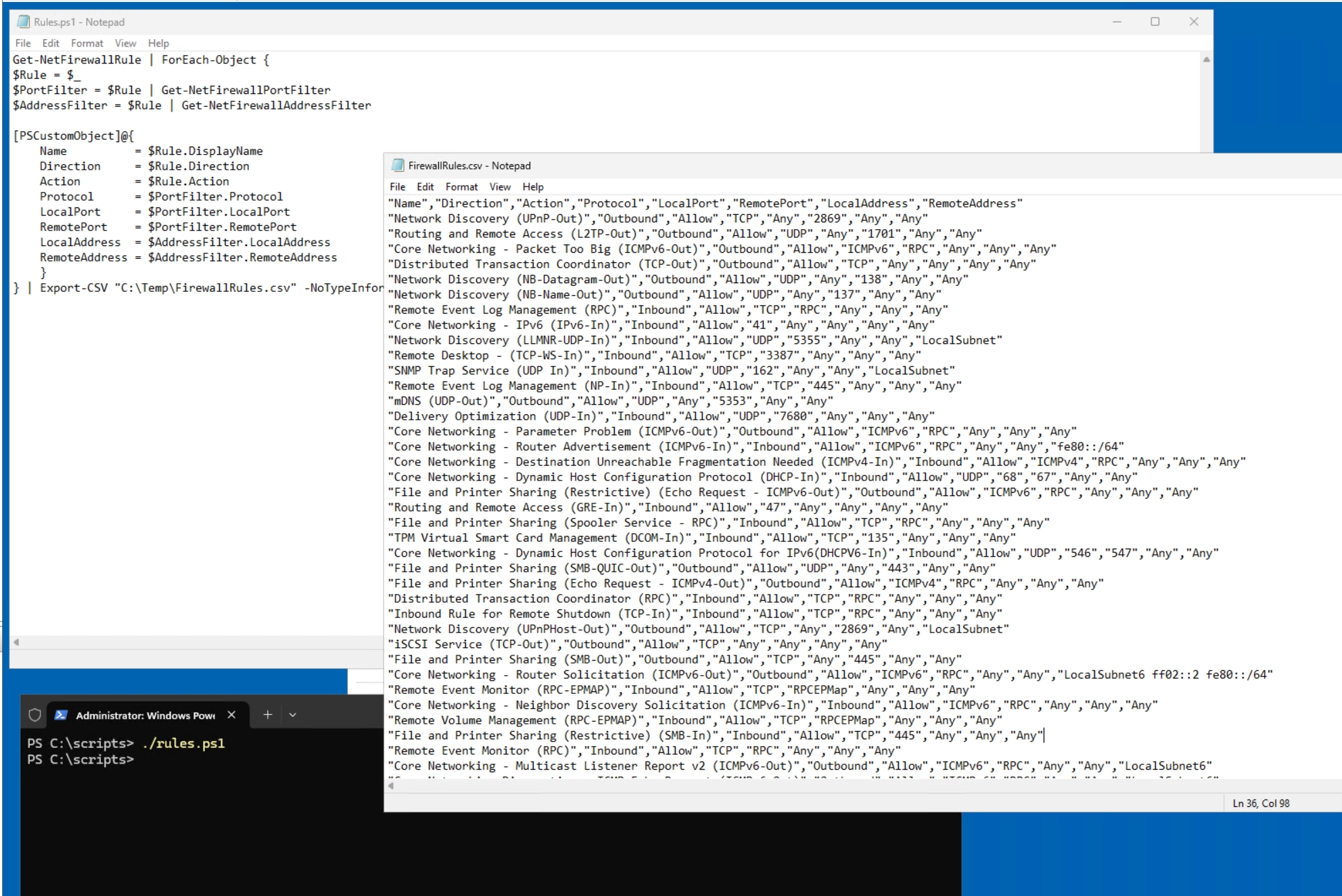 Managing Windows Firewall Rules with PowerShell, Part 3: Creating a ...