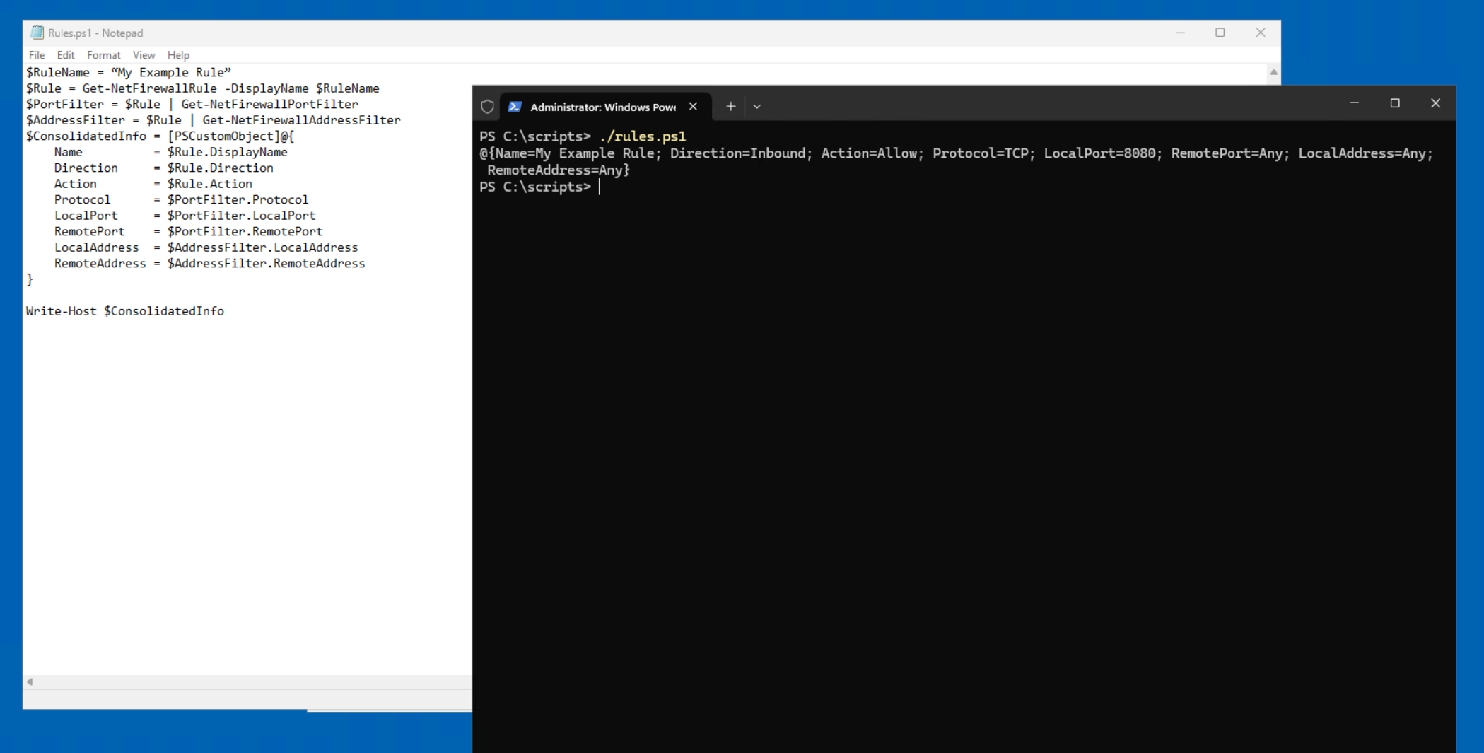 Managing Windows Firewall Rules with PowerShell, Part 2