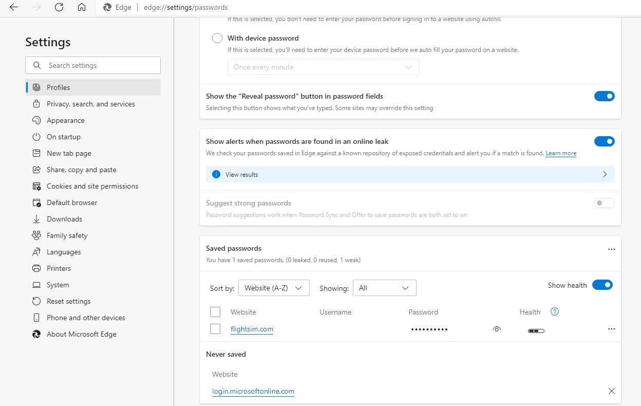 How to Use Microsoft Edge Password Monitor