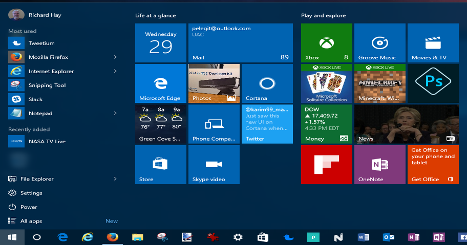 Windows 10 | Customizing the Start Menu for quick access to various ...