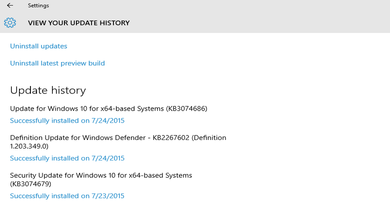 Windows 10 Build 10240 receives two more updates
