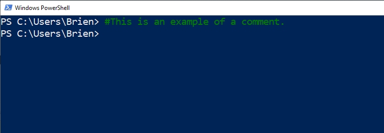 How To Use PowerShell Comments
