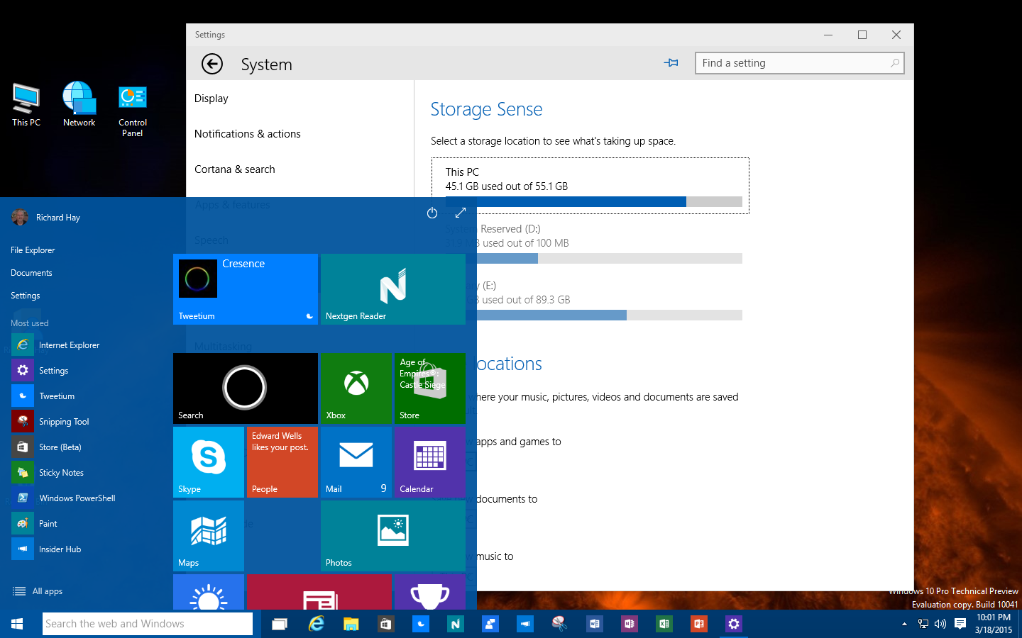 Hands On: Windows 10 Technical Preview build 10041