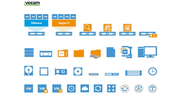 Download Free Visio Stencils for VMware and Hyper-V from Veeam