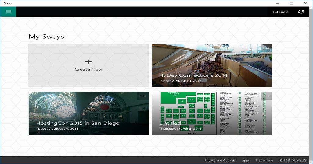 Microsoft Sway Makes Its Official Windows 10 Debut