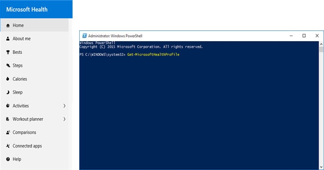Use PowerShell to Retrieve Data from the Microsoft Health Dashboard