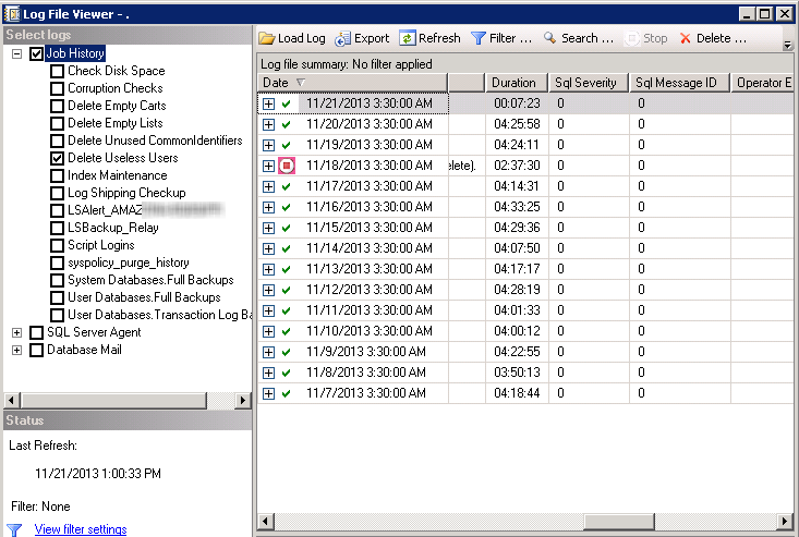 Setting Up Alerts for Long-Running Transactions