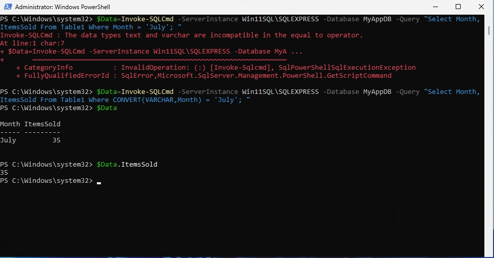 How To Filter SQL Server Data in Windows PowerShell