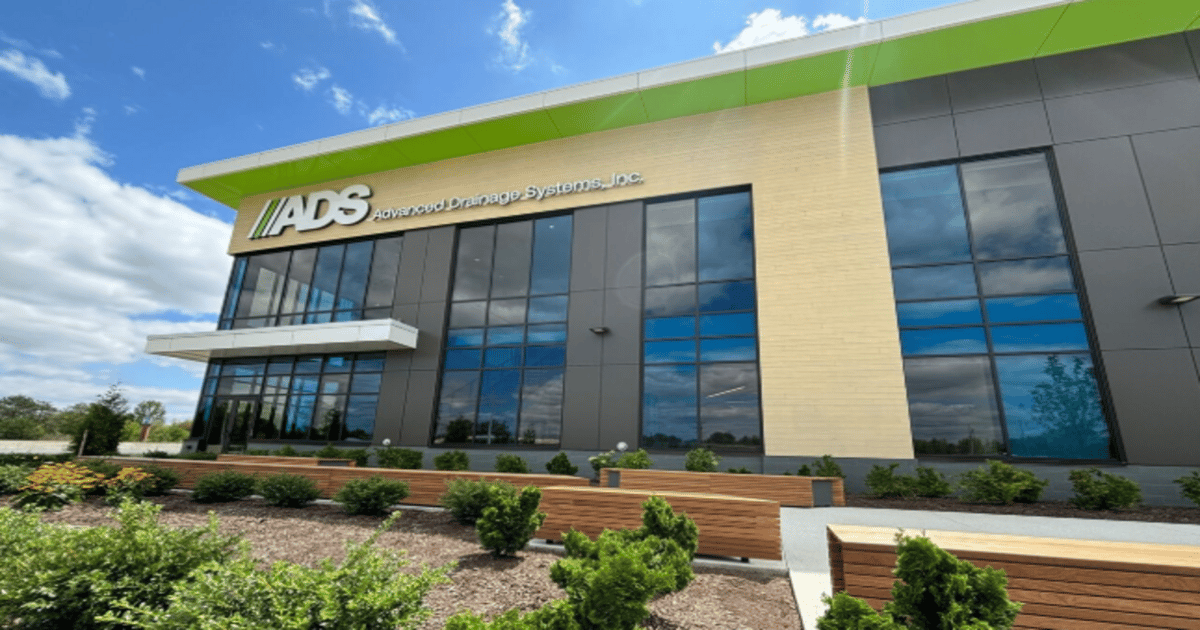 Advanced Drainage Systems Drives Growth With Recycling