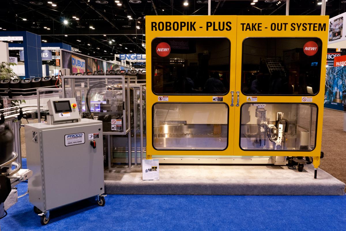NPE2012: Proco unveils take-out system with integrated deflasher and l