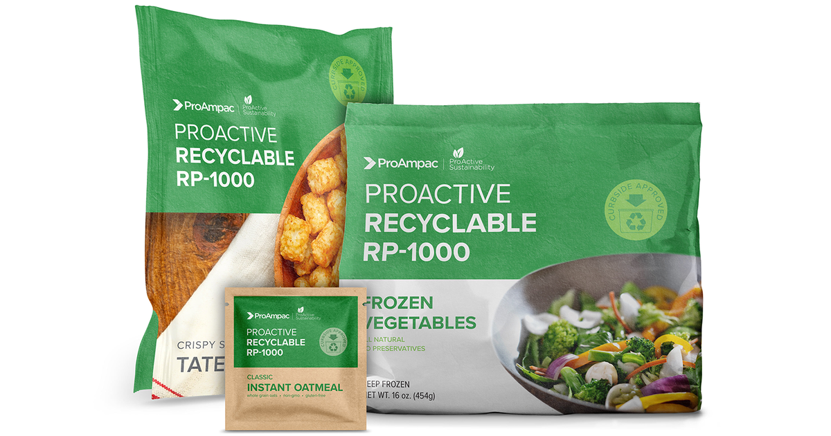 ProAmpac Debuts Curbside Recyclable, Heat-Sealable Paper Packaging