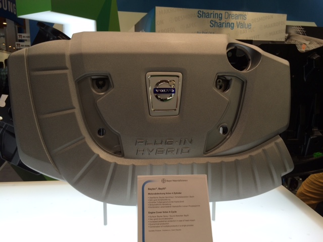 Polyurethane-based engine covers protects pedestrians