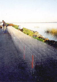Extruded Spectar sheet builds a better flood barrier