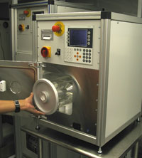 Plasma pellet surface treatment