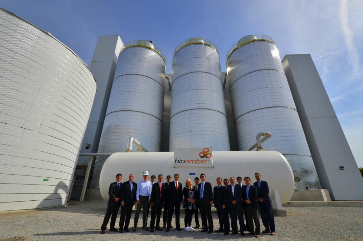 BioAmber opens world's largest succinic acid plant in Sarnia