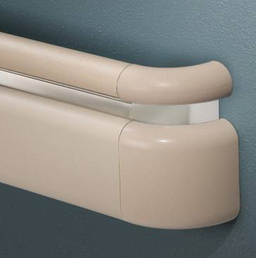 Healthier hospital handrails apply antimicrobial-infused PVC
