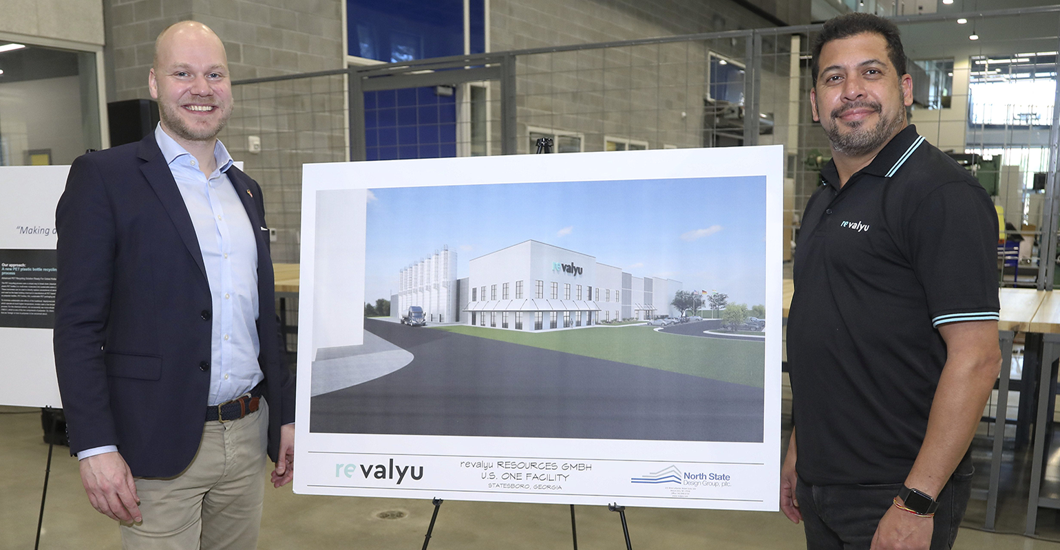 Revalyu Plans $50 Million PET Bottle Recycling Plant in Georgia