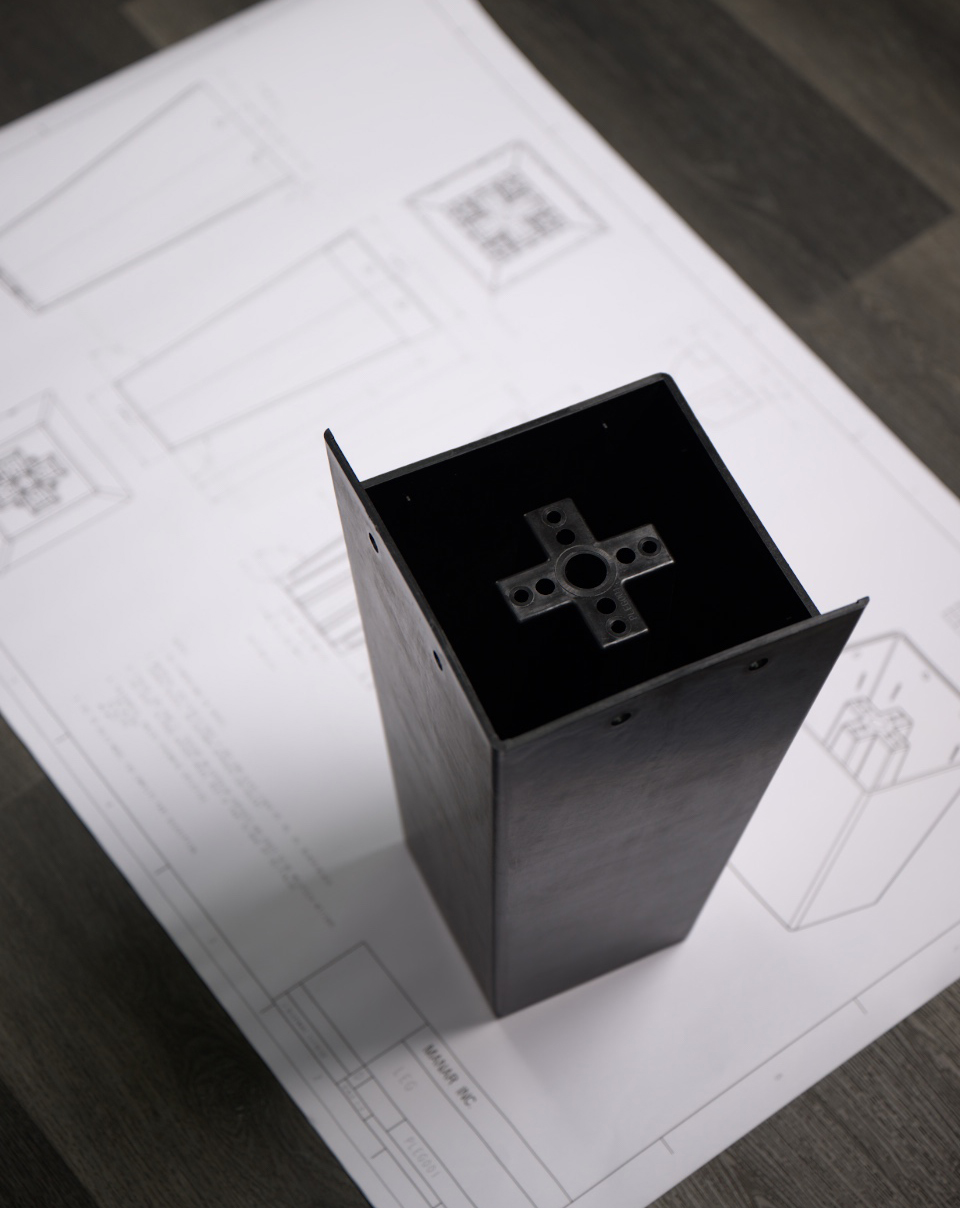 Diamond Billiards Modernizes Table Legs with Injection Molding