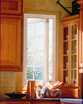 These block windows let in the light and help you get out