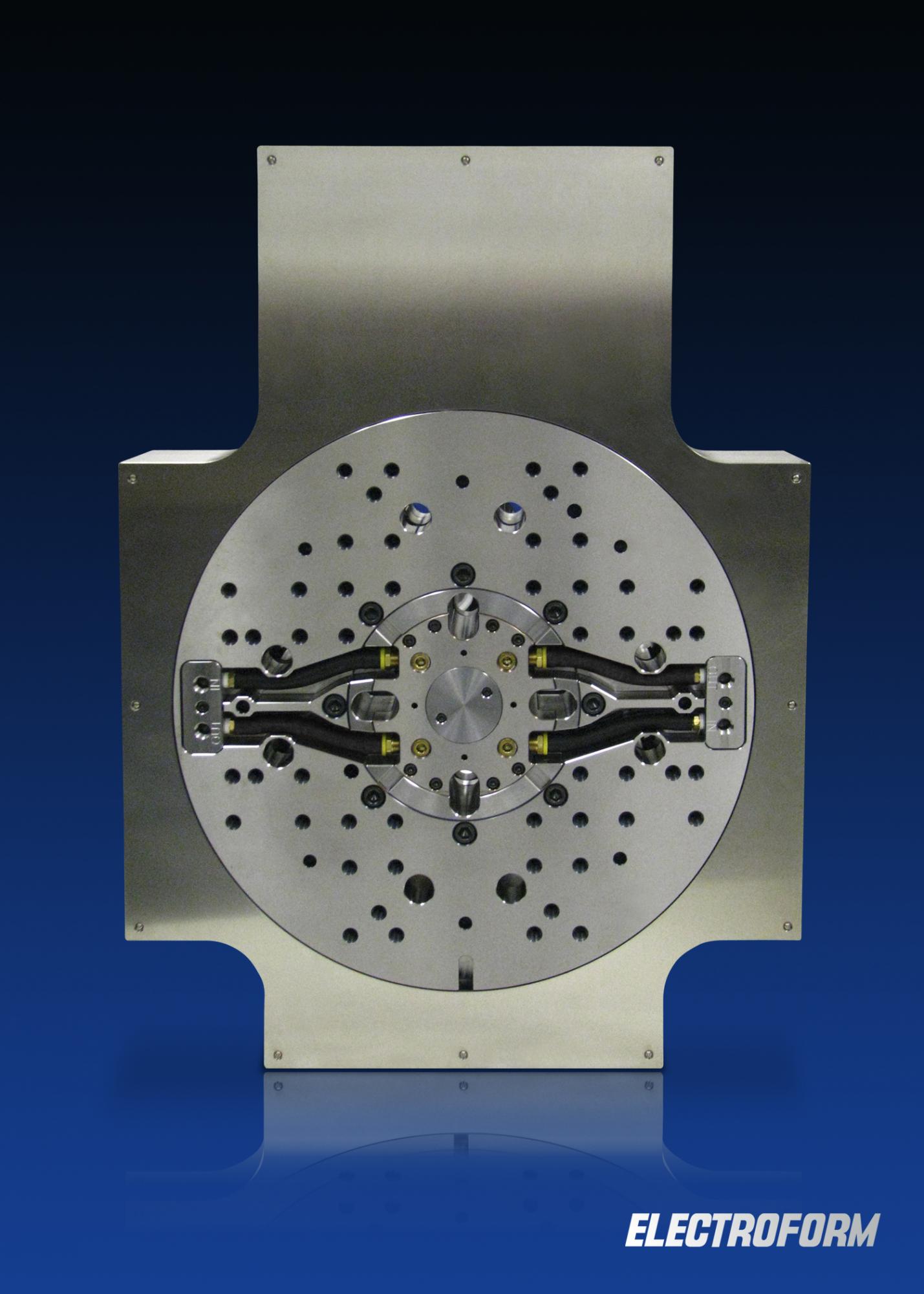 Proprietary rotary turn table for multishot molds