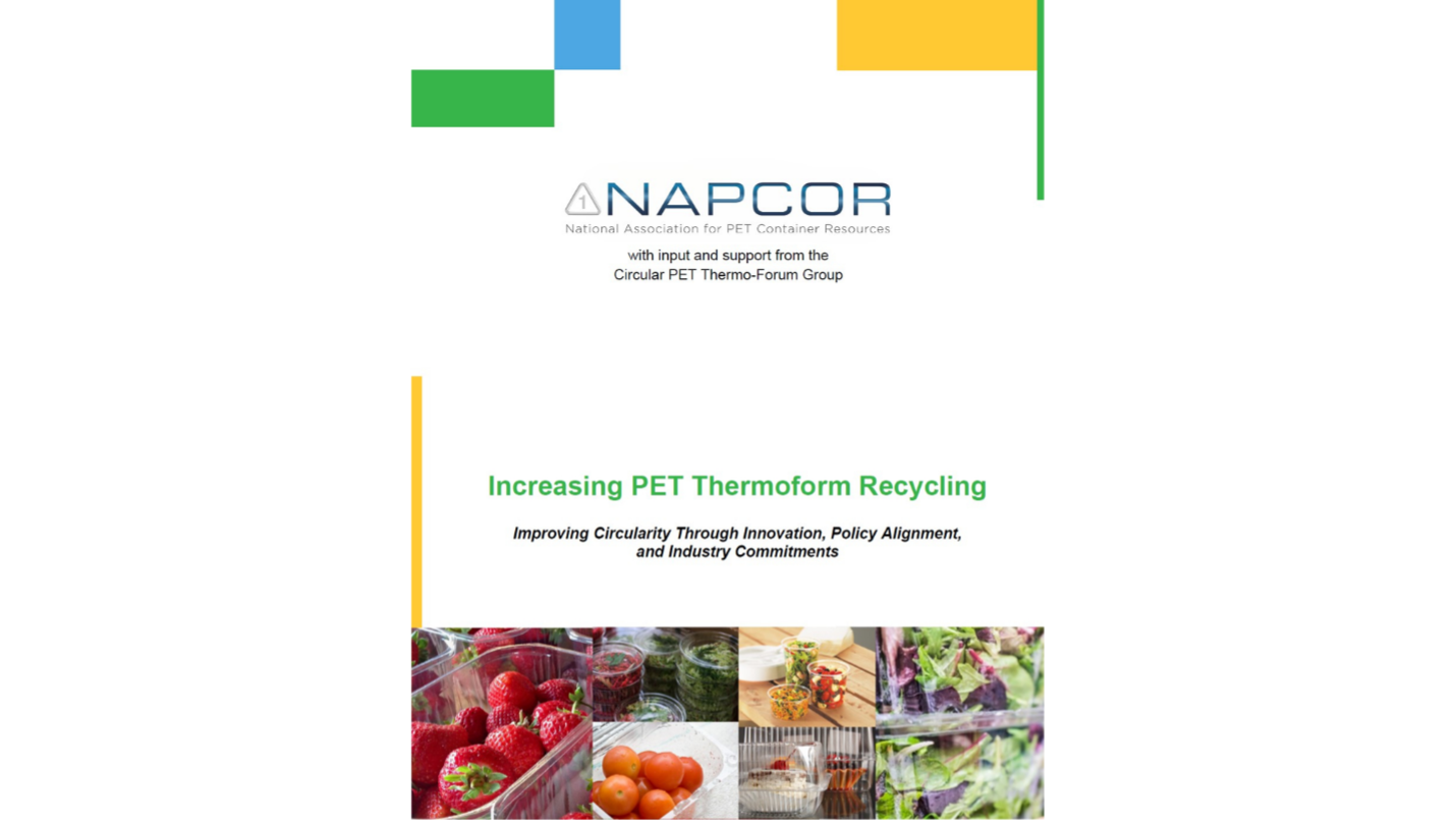 NAPCOR Pushes PET Thermoform Recycling