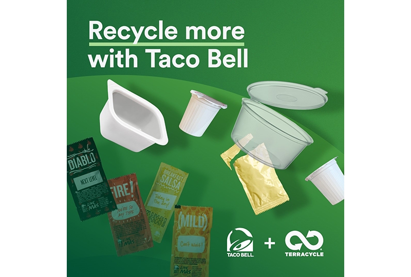 Taco Bell and TerraCycle Make Recycling Saucier