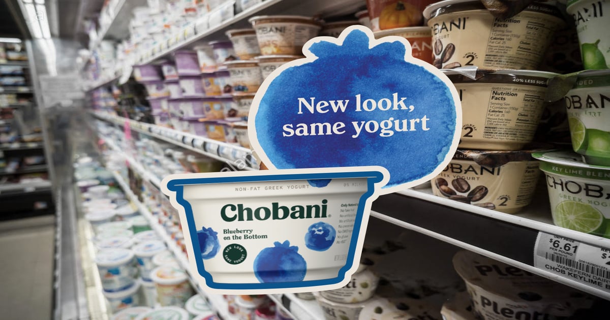 Chobani updates packaging
