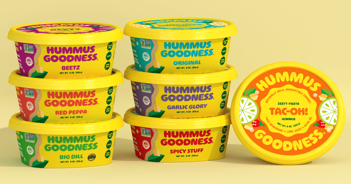 Natural hummus brand transforms with CPG rebranding