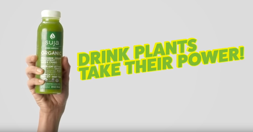 Suja's new campaign video celebrates the joy of plants and juice