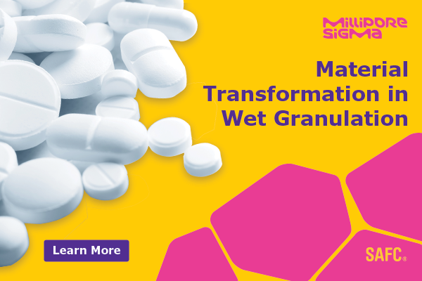 Material Transformation in Wet Granulation – The Effect of Continuous ...