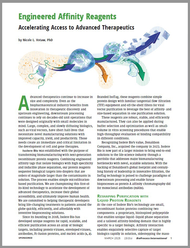 Engineered Affinity Reagents: Enhancing Advanced Therapeutics