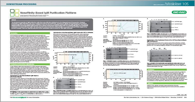 Nonaffinity-Based IgM Purification Platform
