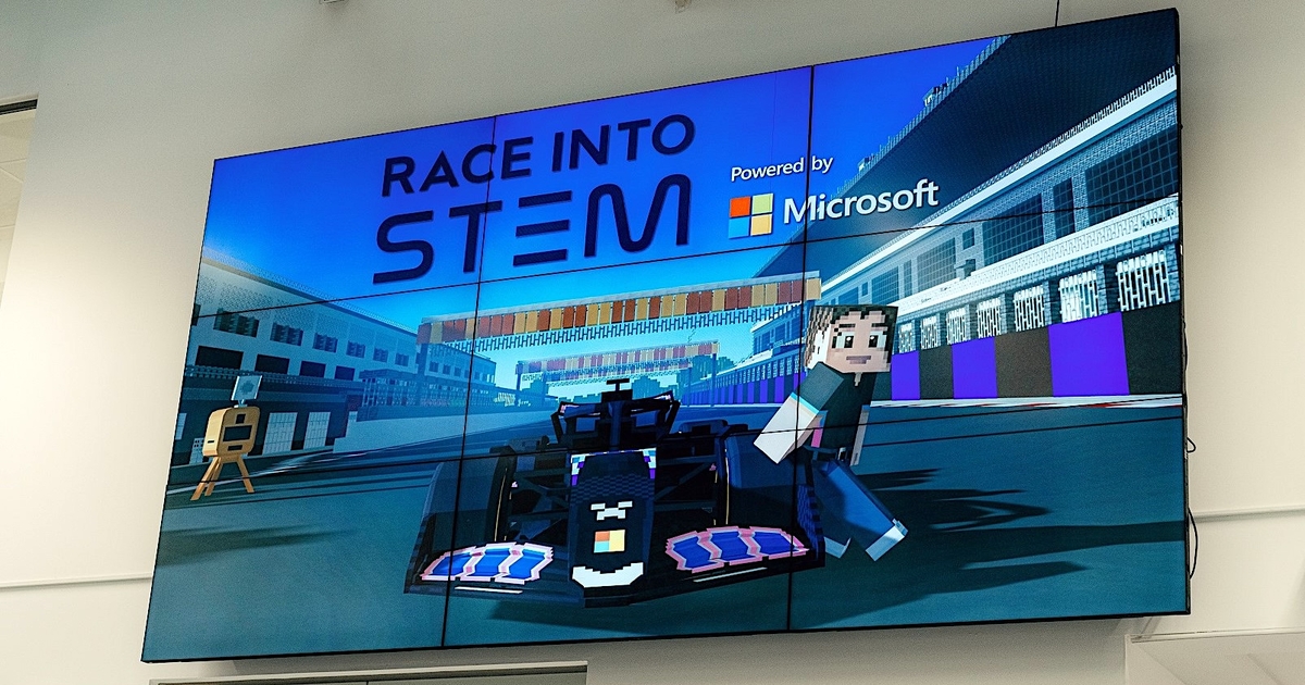 The BWT Alpine Formula One Team, Microsoft, and Minecraft Team Up for ...