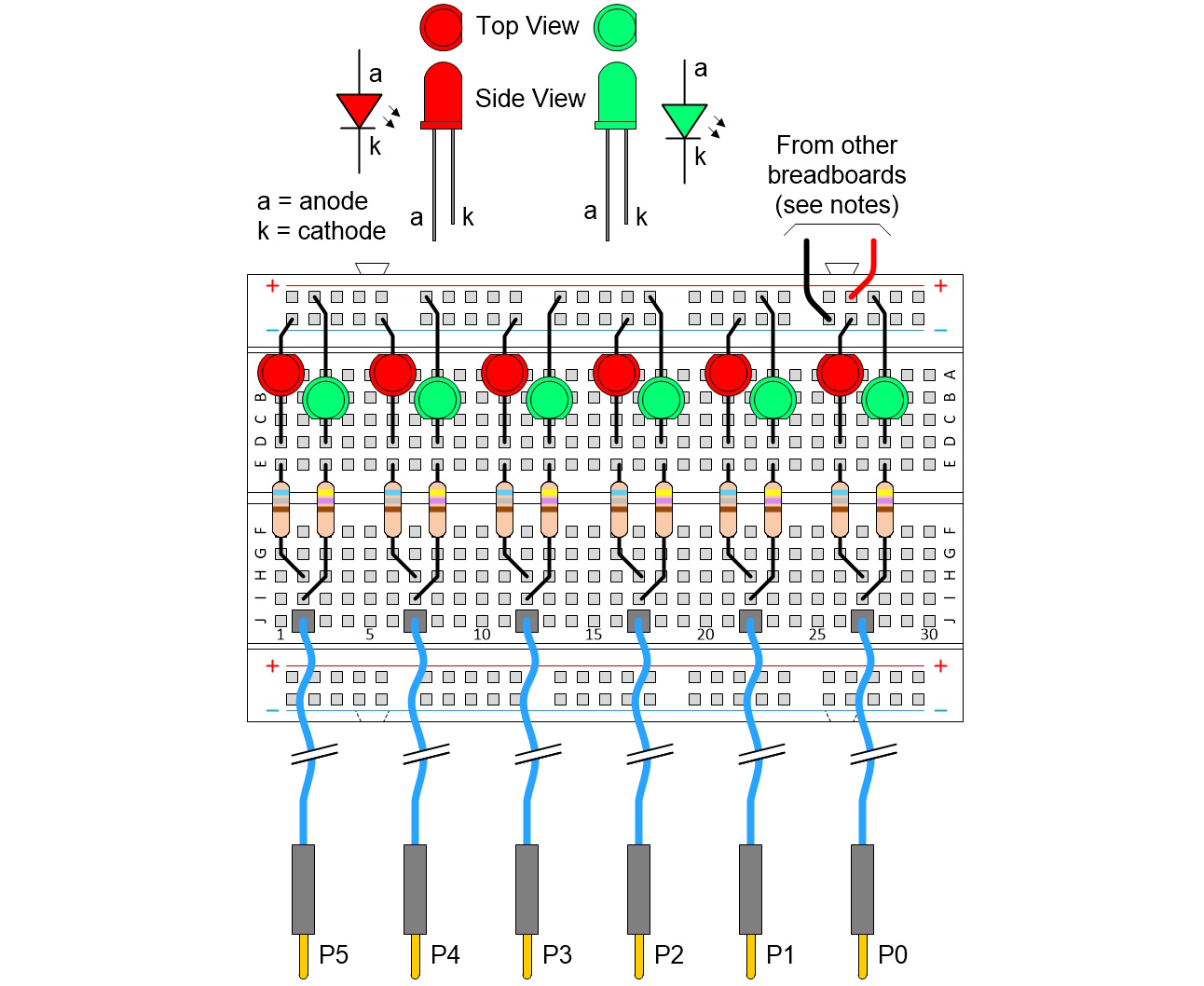 DIY Logic Probes for Breadboard-Based Prototypes & Projects