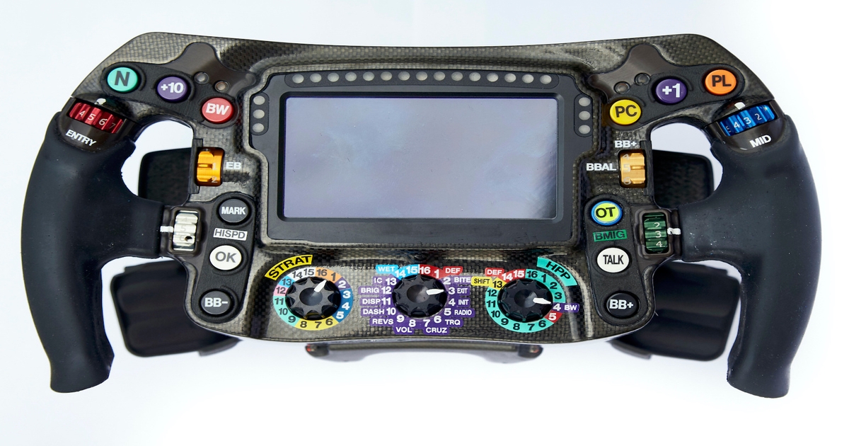 Check Out All 21 Switches on the Mercedes-AMG F1 Steering Wheel