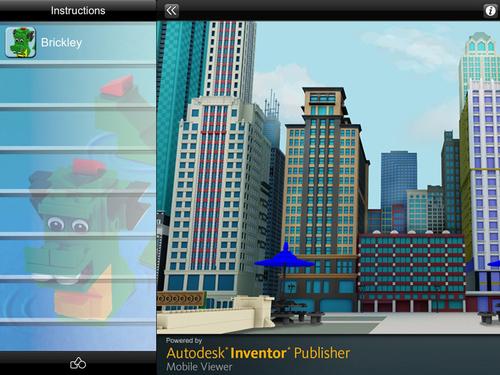 Autodesk iPad App Animates Lego Dragon