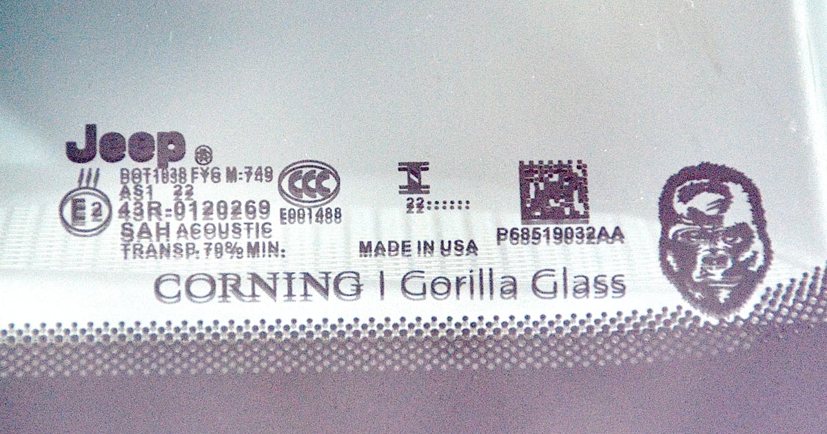 Gorilla Glass Is Tough Enough for the Jeep Wrangler