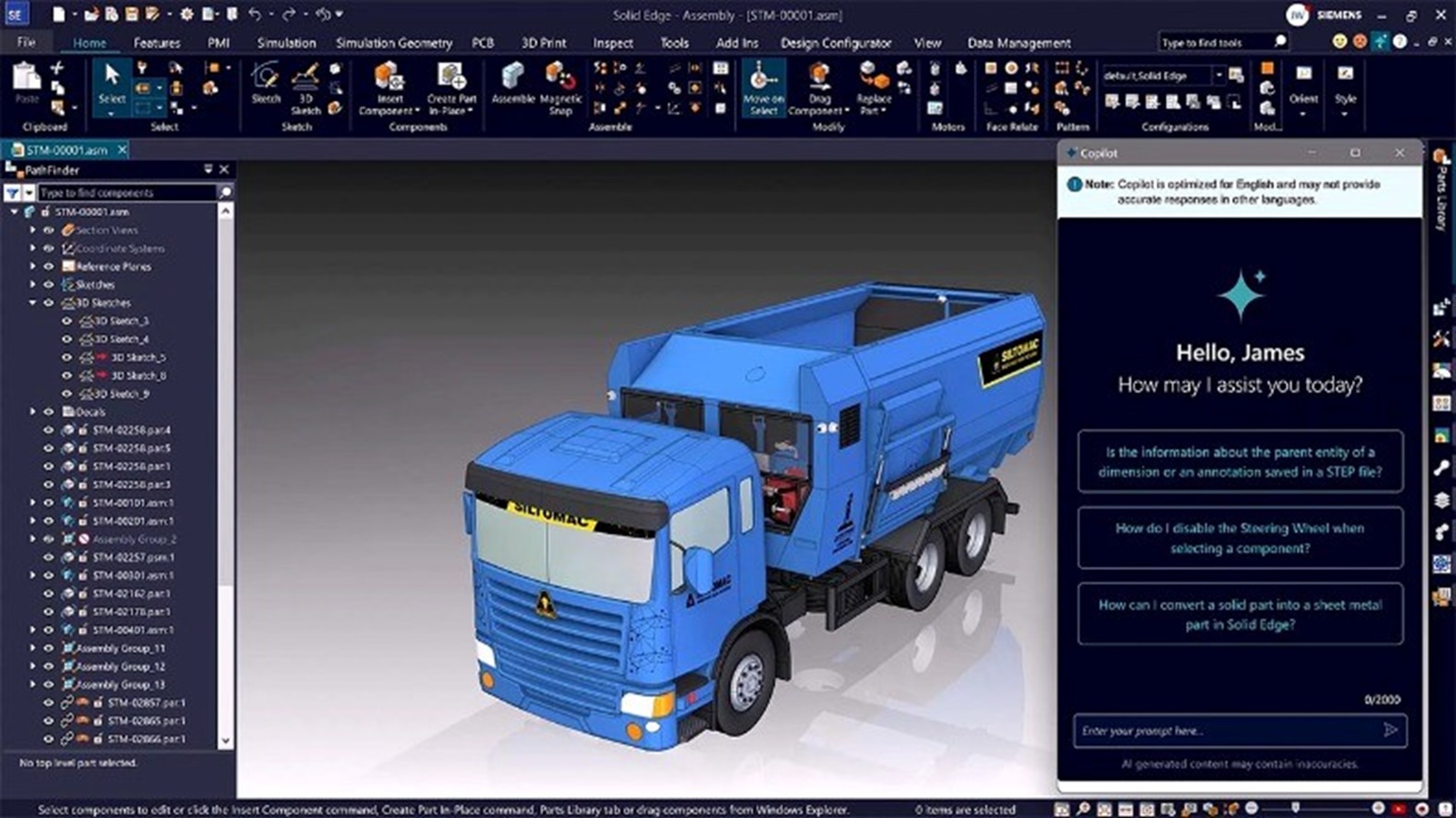 Siemens Launches AI-Powered Designcenter Solid Edge