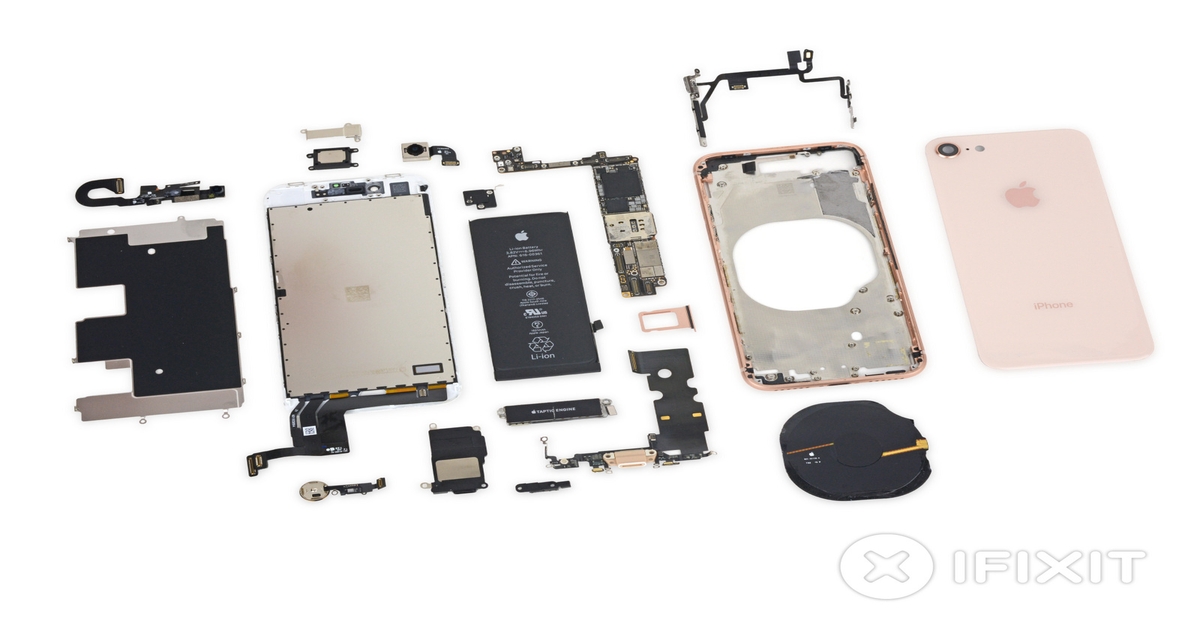 iPhone 8 / 8 Plus Teardowns: As Tough as Glass