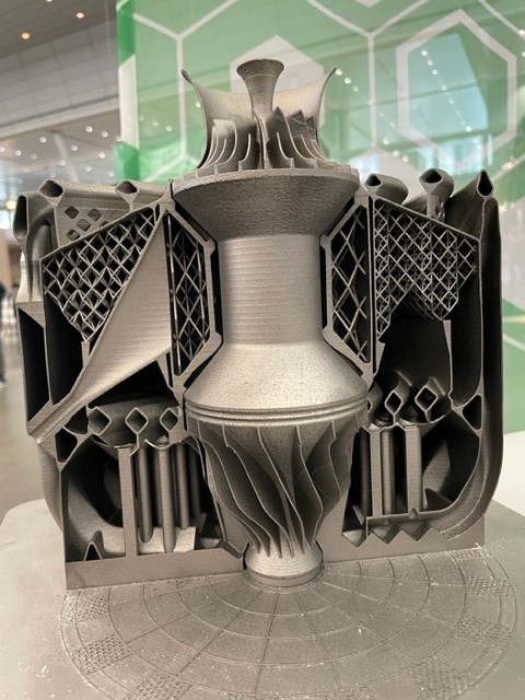 Jet Engine Printed As a Complete Assembly