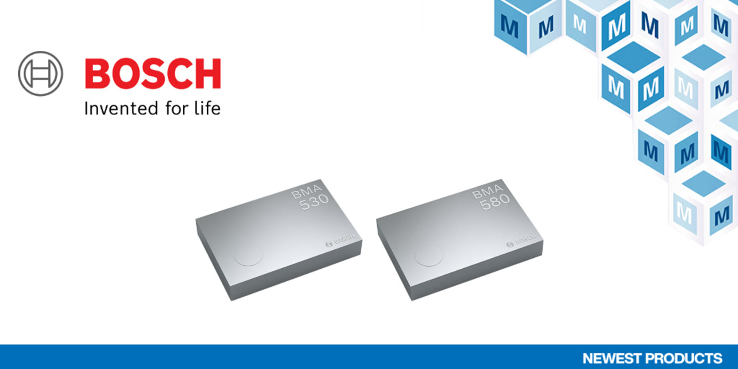 Mouser Now Carries Bosch’s Tiny Accelerometers