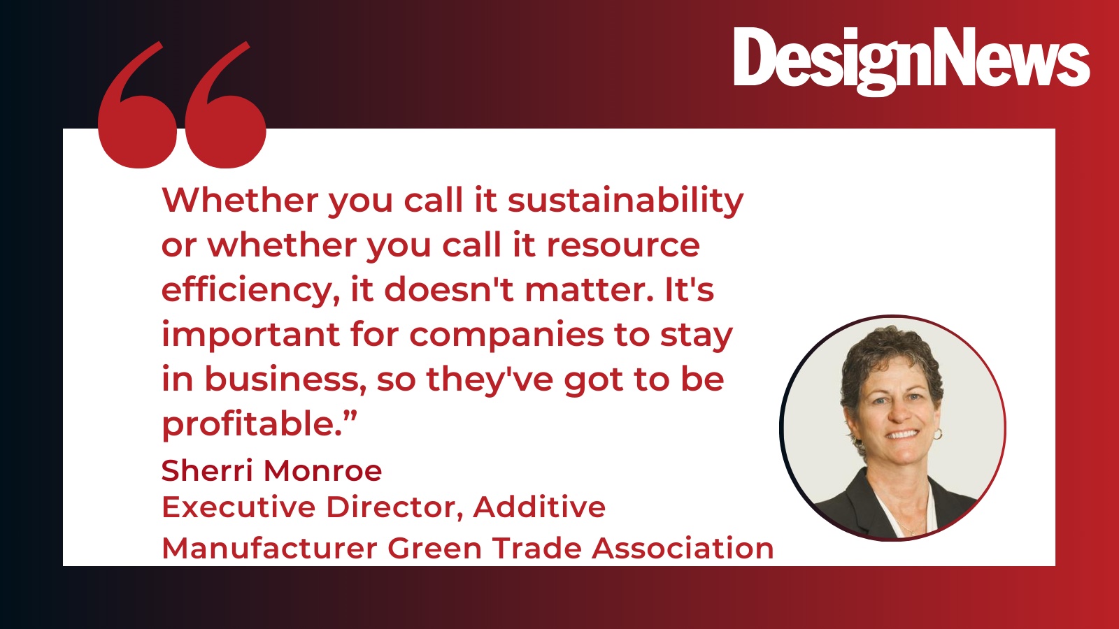 How Can Additive Manufacturing Support Sustainable Manufacturing?