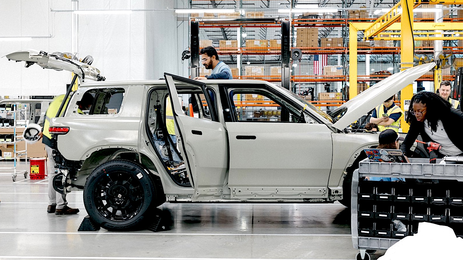 Rivian R2 SUV Production Advances With Plant Expansion & Supplier Park