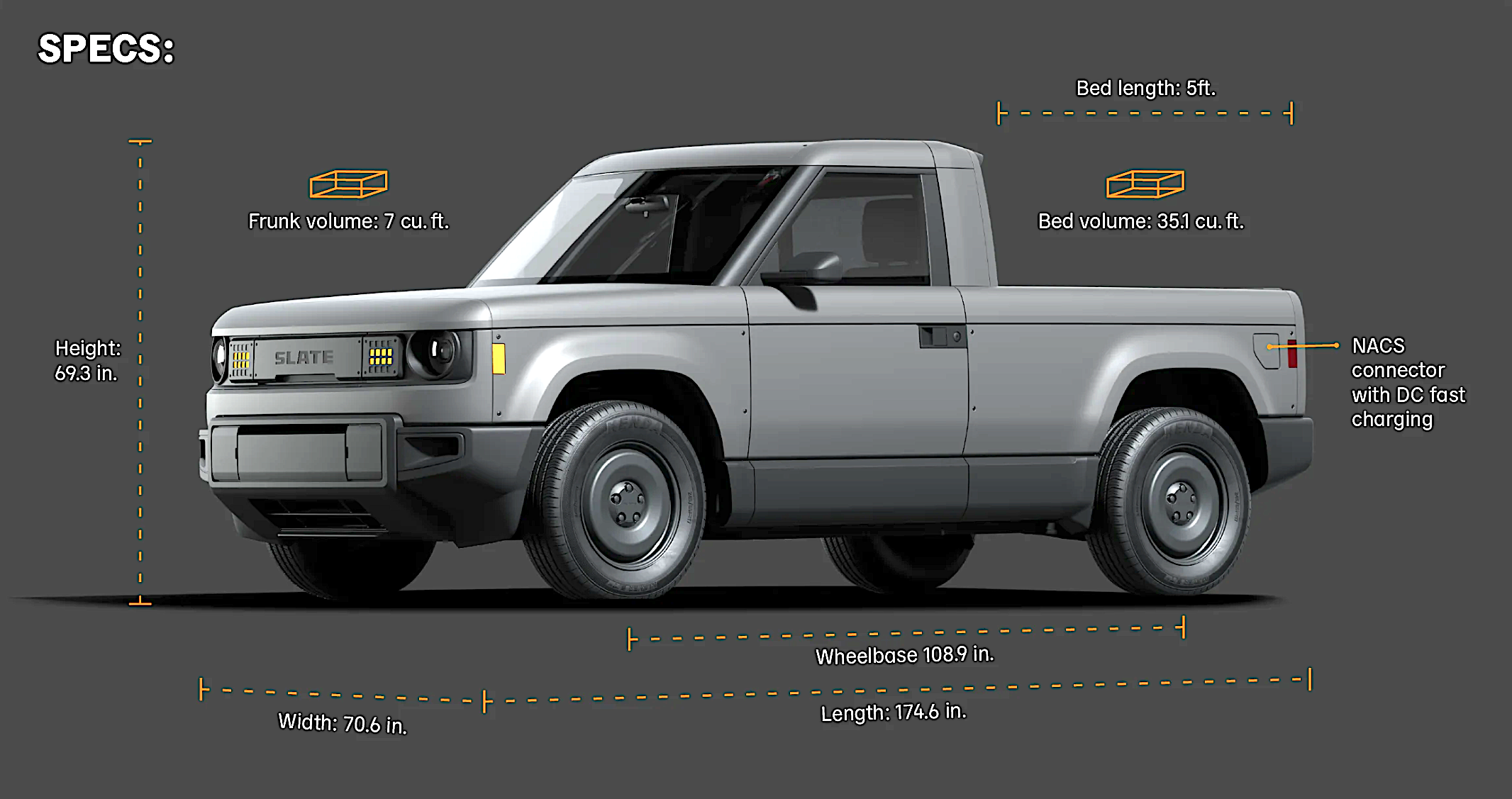 Close-Up Look at Slate's Cost-Cutting Electric Pickup