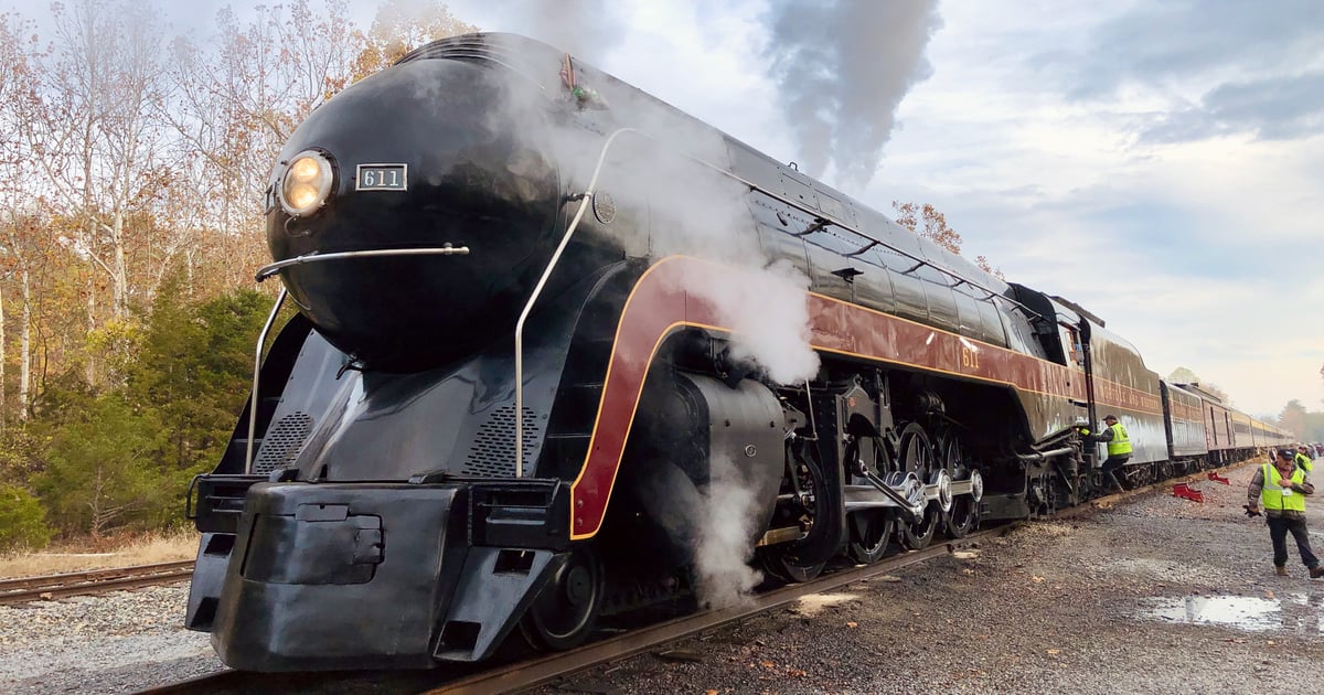 Norfolk & Western 611 Locomotive Is a Mechanical Marvel