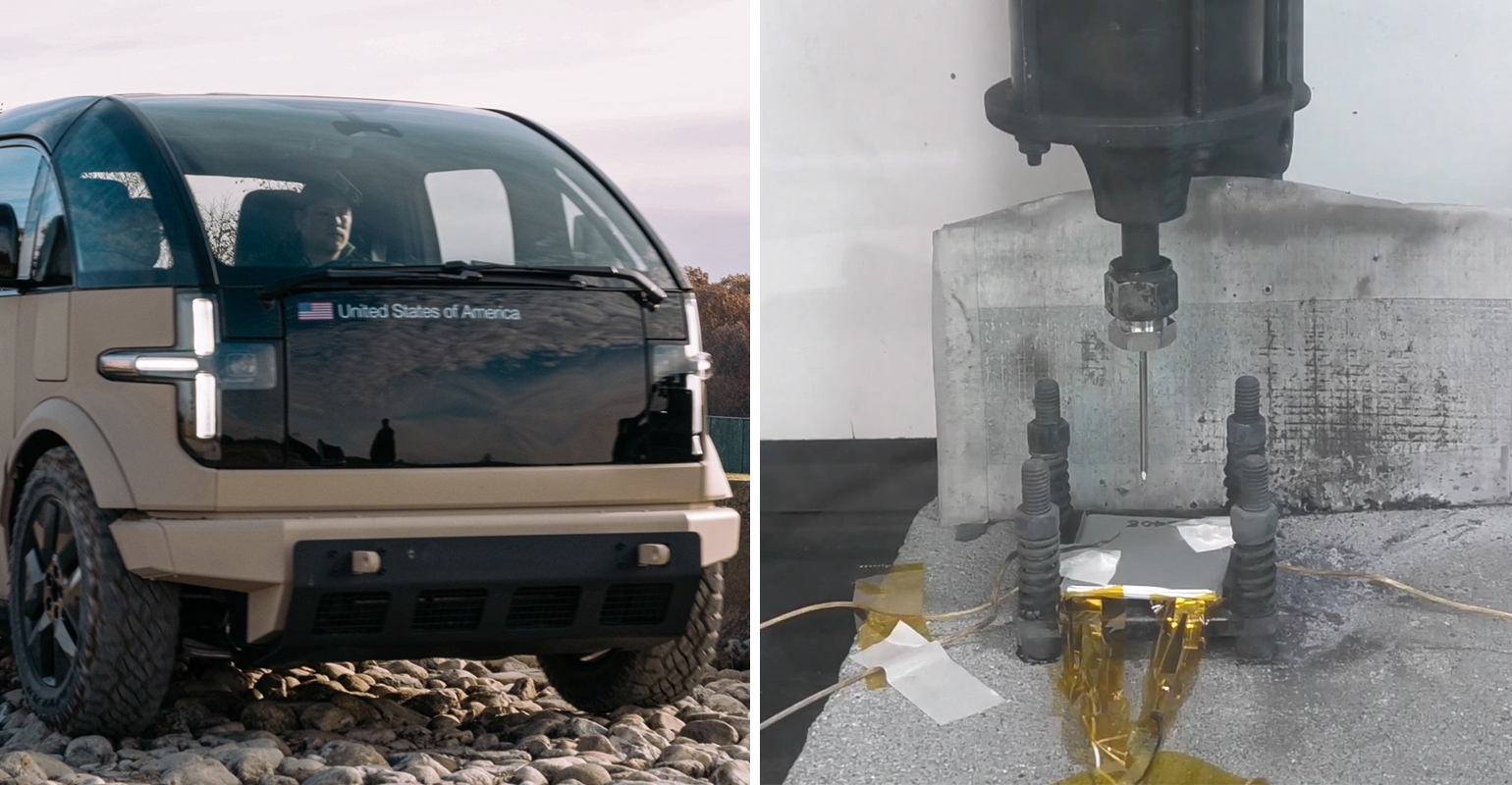 New Military EV, Wearable Battery Ready to Be Called Up