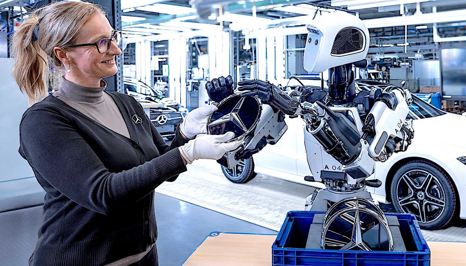 Mercedes Puts Apollo Robot to Work