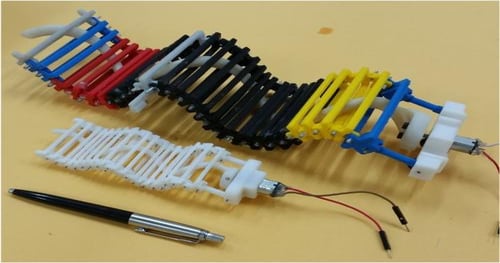 The 'SAW' Robot Uses One Motor to Crawl, Climb, and Swim