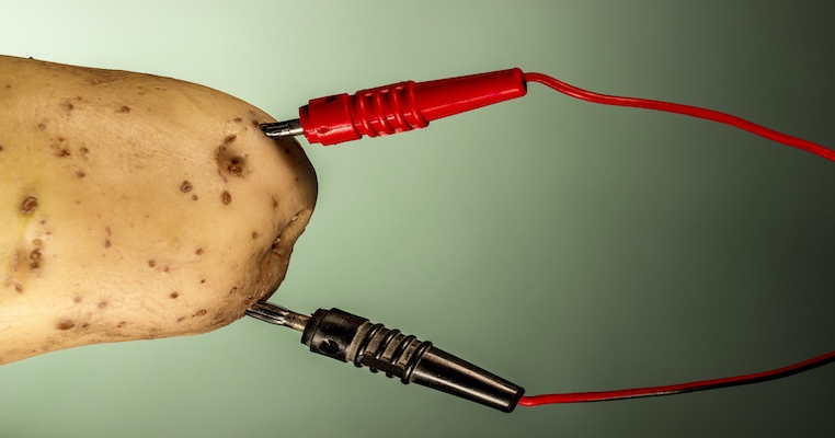 DIY Potato Battery Powered AI-based GLaDOS?