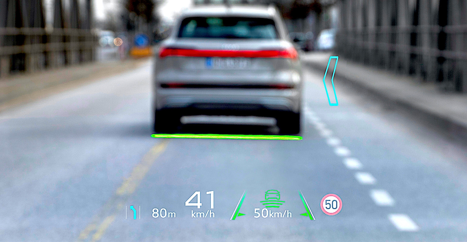 Audi Brings Augmented Reality to the Head-Up Display